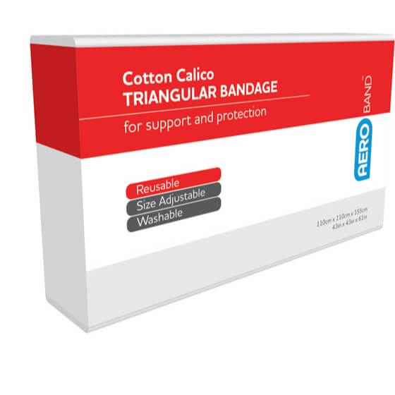 AeroBand Calico Triangular Bandages 110cm x 110cm x 155cm – SWS Group