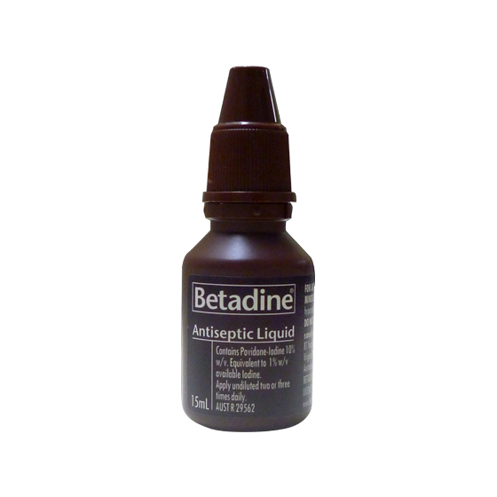 Betadine Povidone Iodine Antiseptic Liquid 15mL – SWS Group